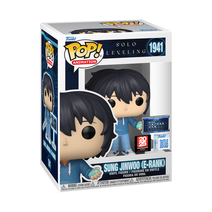 Funko Pop Solo Leveling - Sung Jin Woo Rango E exclusivo Animation Exp