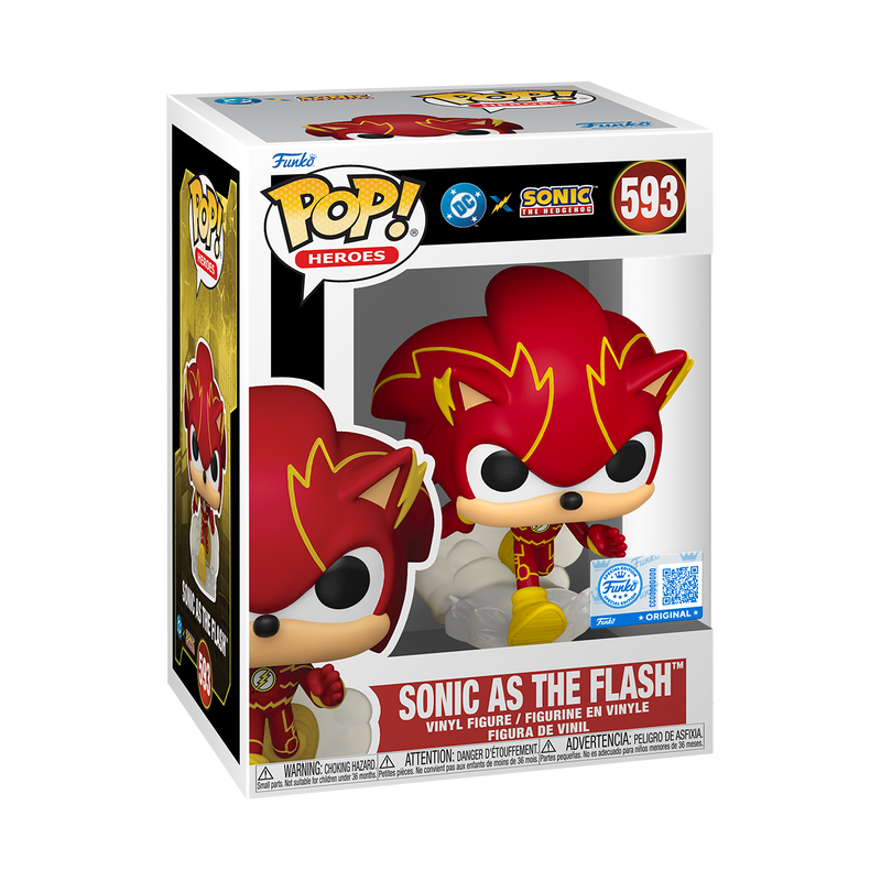 Funko Pop DC x Sonic - Sonic as Flash Specia Edition #593 – Pop Hunters