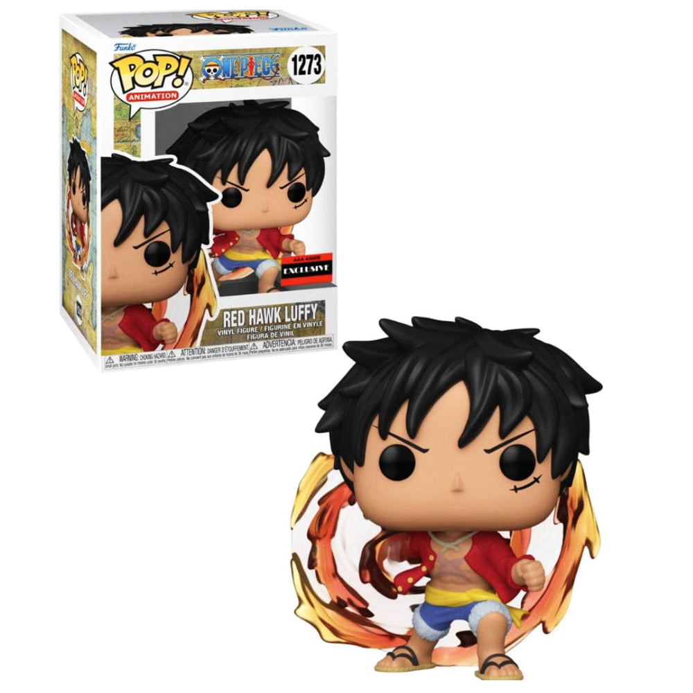 Funko Pop One Piece - Red Hawk Luffy Exclusivo AAA Anime #1273